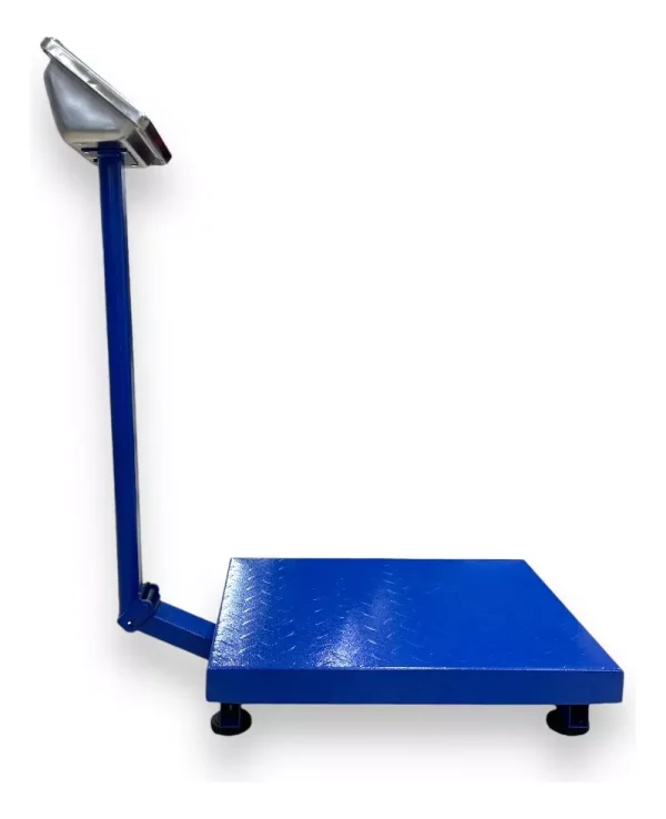Pesa Bascula Digital 150 kg Balanza Plegable Recargable Color Azul - TecnoCasa Chile